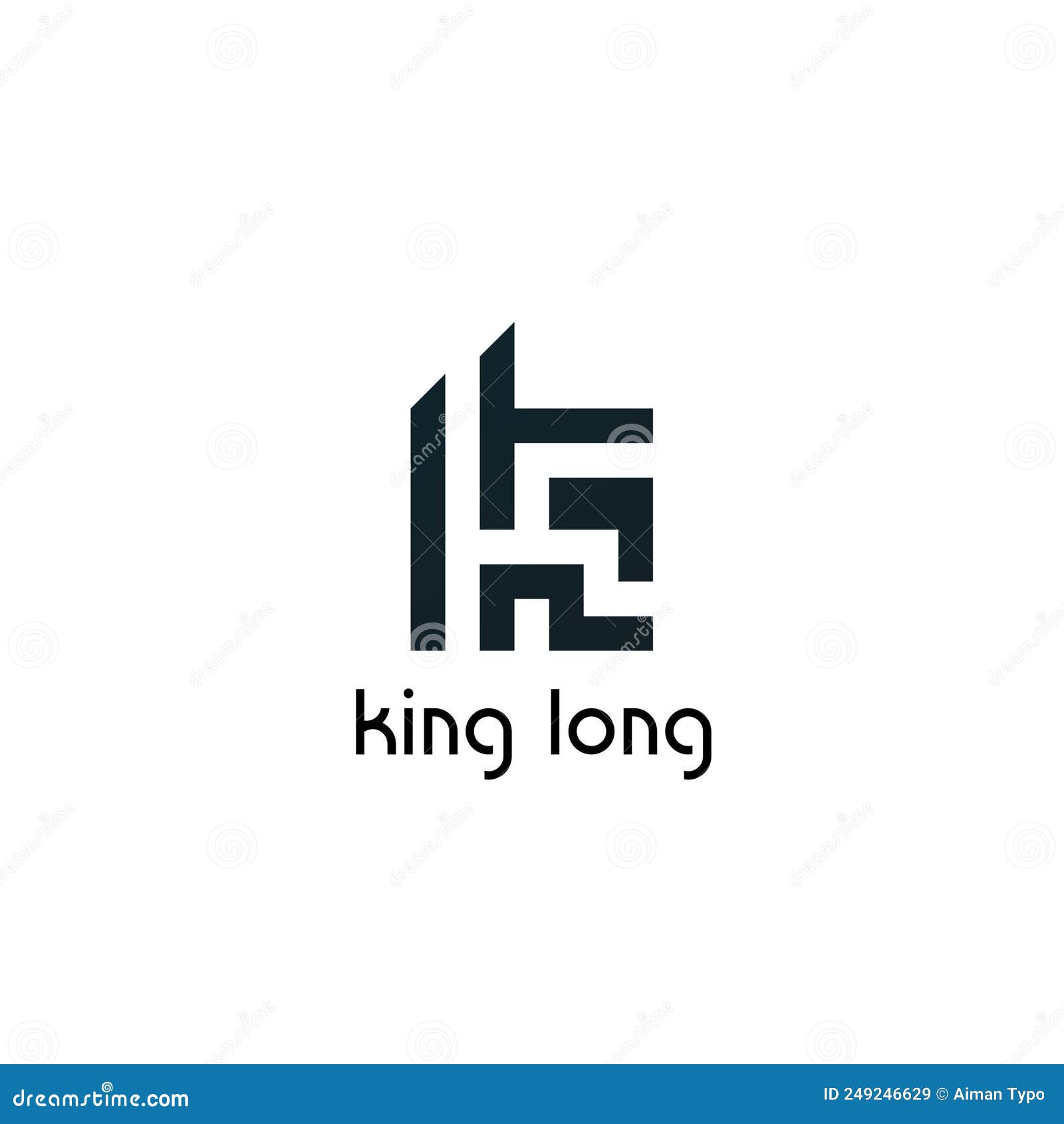 King long logo icon design stock illustration. Illustration of icon ...