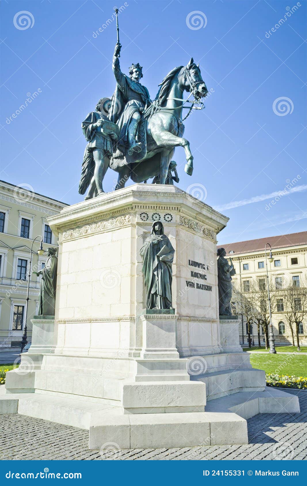 King Ludwig I stock image. Image of revolution, historic - 24155331