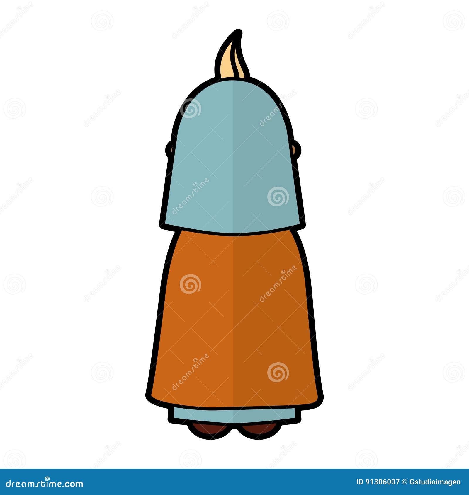 King magician figure back stock vector. Illustration of magic - 91306007