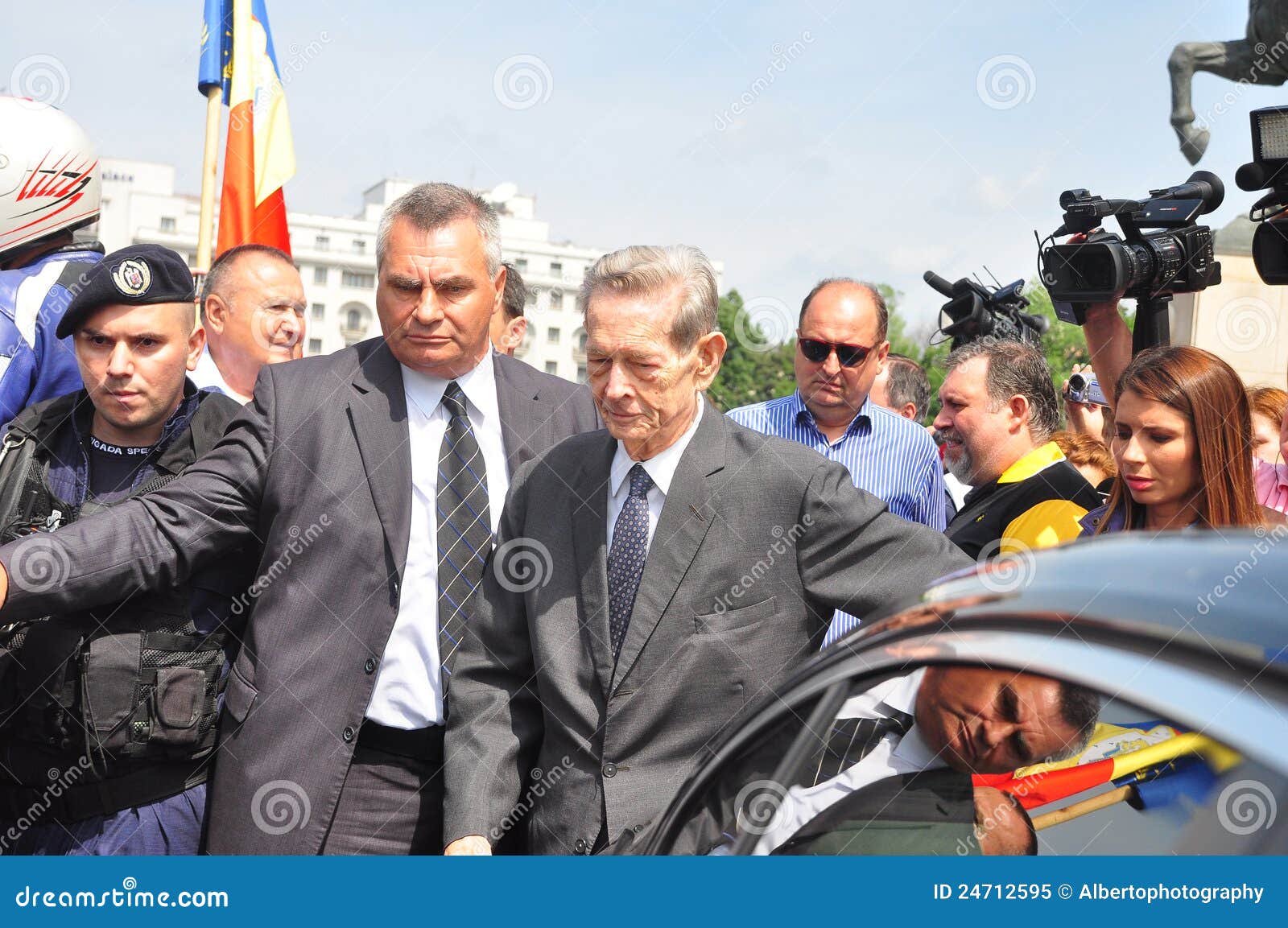 King Mihai I of Romania(8) editorial image. Image of highness - 24712595