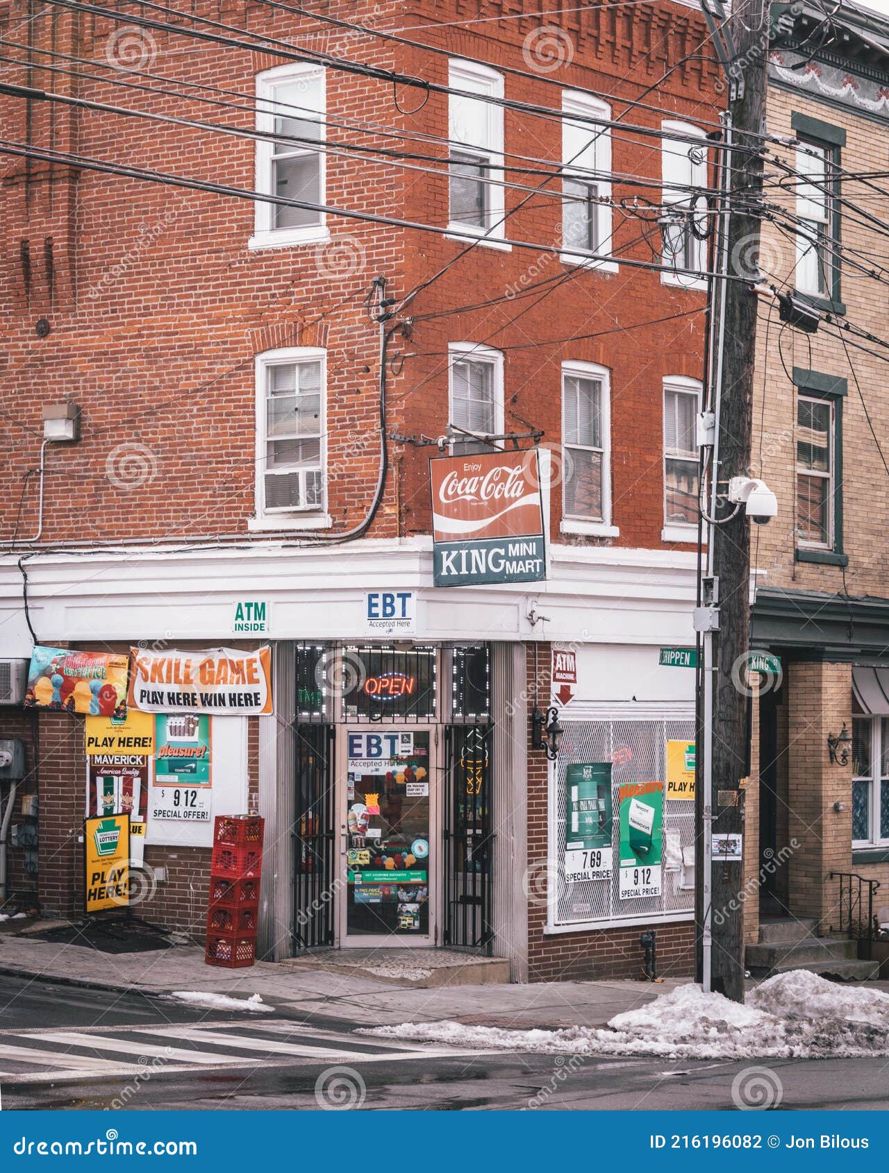 King Mini Mart, in Lancaster, Pennsylvania Editorial Photography ...