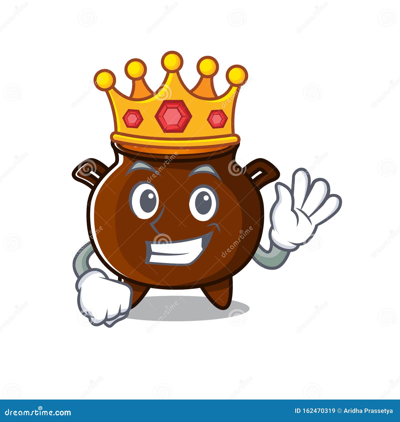 King Miniature Cauldron In The A Cartoon | CartoonDealer.com #162470319