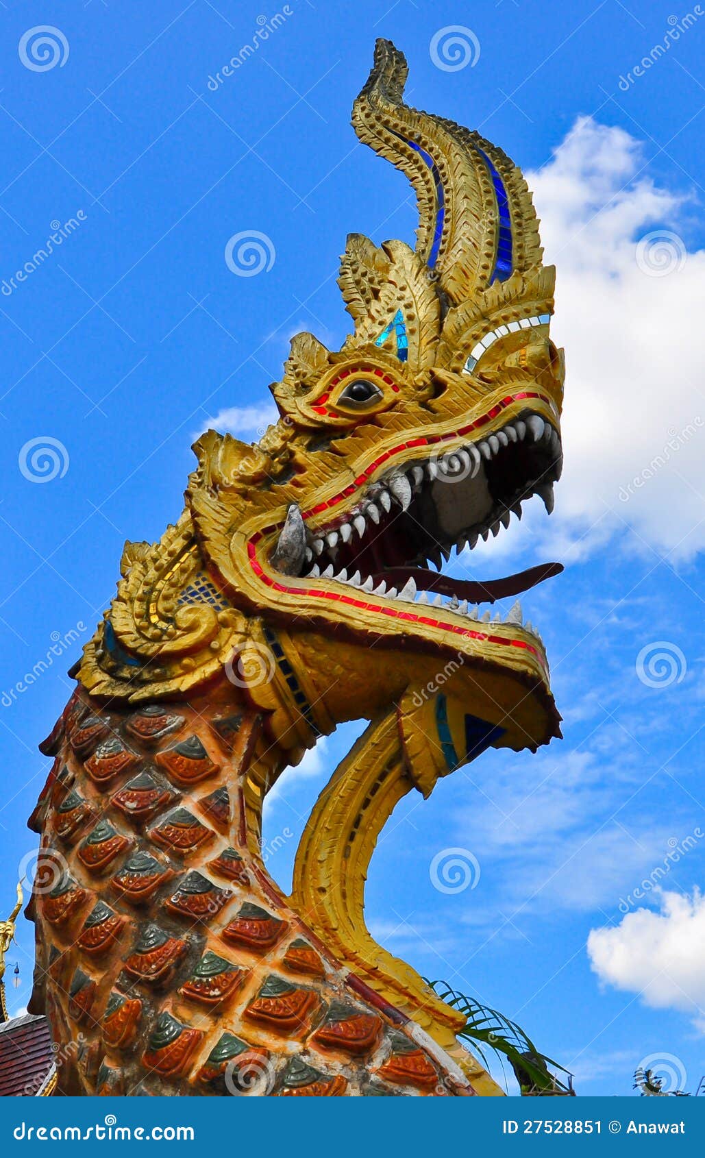 King of Naga stock image. Image of place, architecture - 27528851