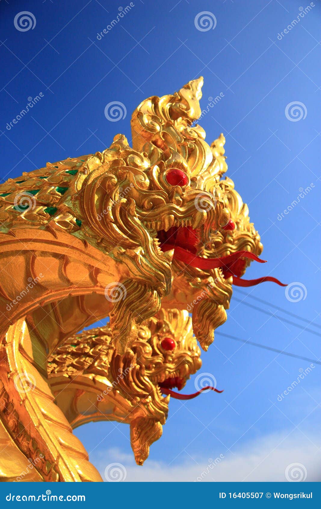 King of nagas stock image. Image of belief, dragon, architecture - 16405507