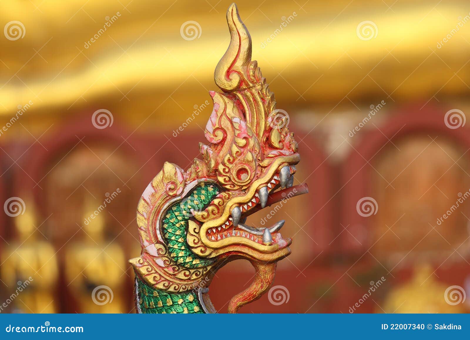 King of Nagas stock photo. Image of beautiful, buddhist - 22007340