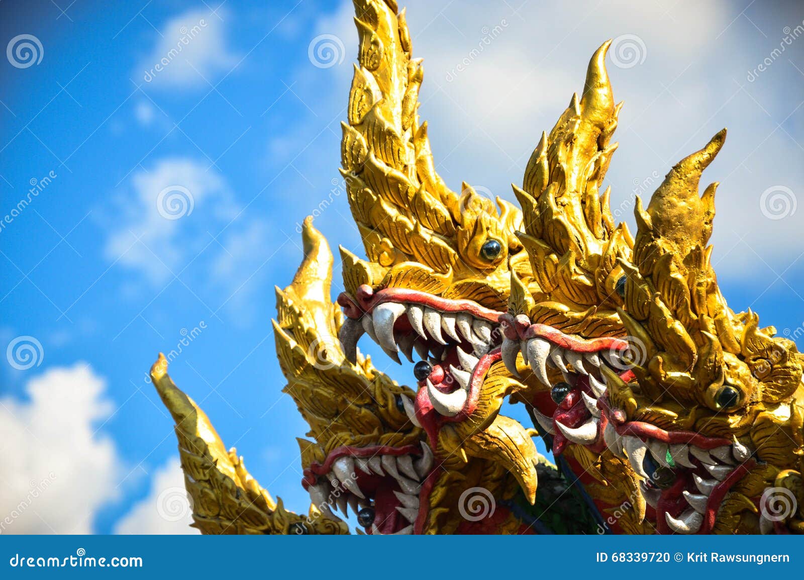 King of Nagas stock photo. Image of nagas, king, snake - 68339720