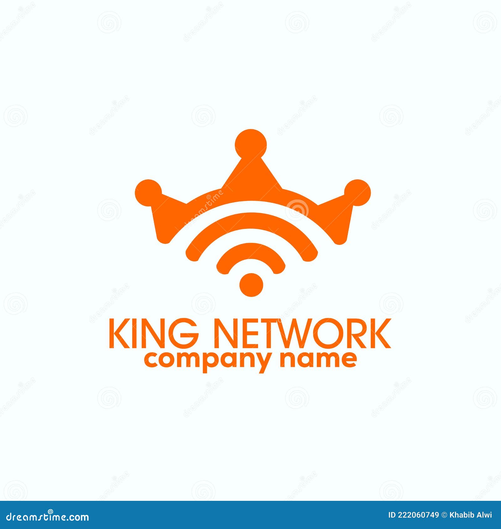 King Network Exclusive Logo Stock Vector - Illustration of object ...