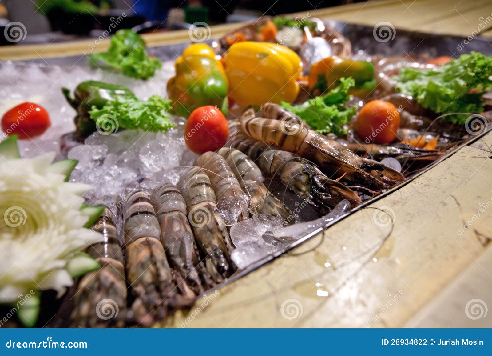 King Prawn Ready for the Grill Stock Photo - Image of outdoor, barbeque ...