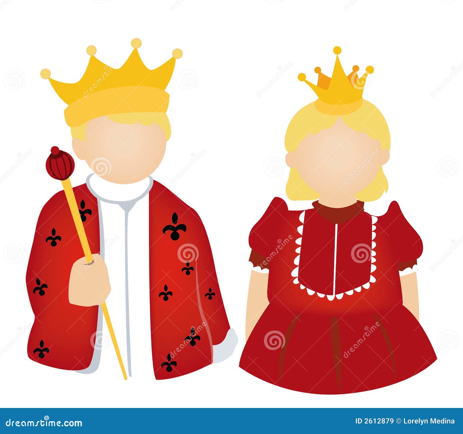 King and Queen Icon stock illustration. Illustration of graphics - 2612879