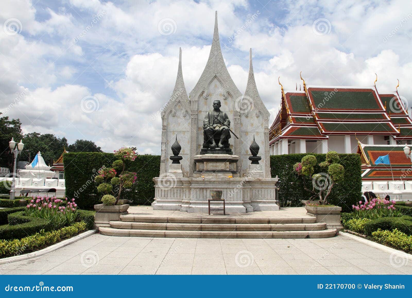 King Rama III monument stock photo. Image of avenue, marble - 22170700