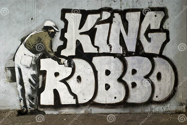 King Robbo editorial image. Image of painting, street - 20799335