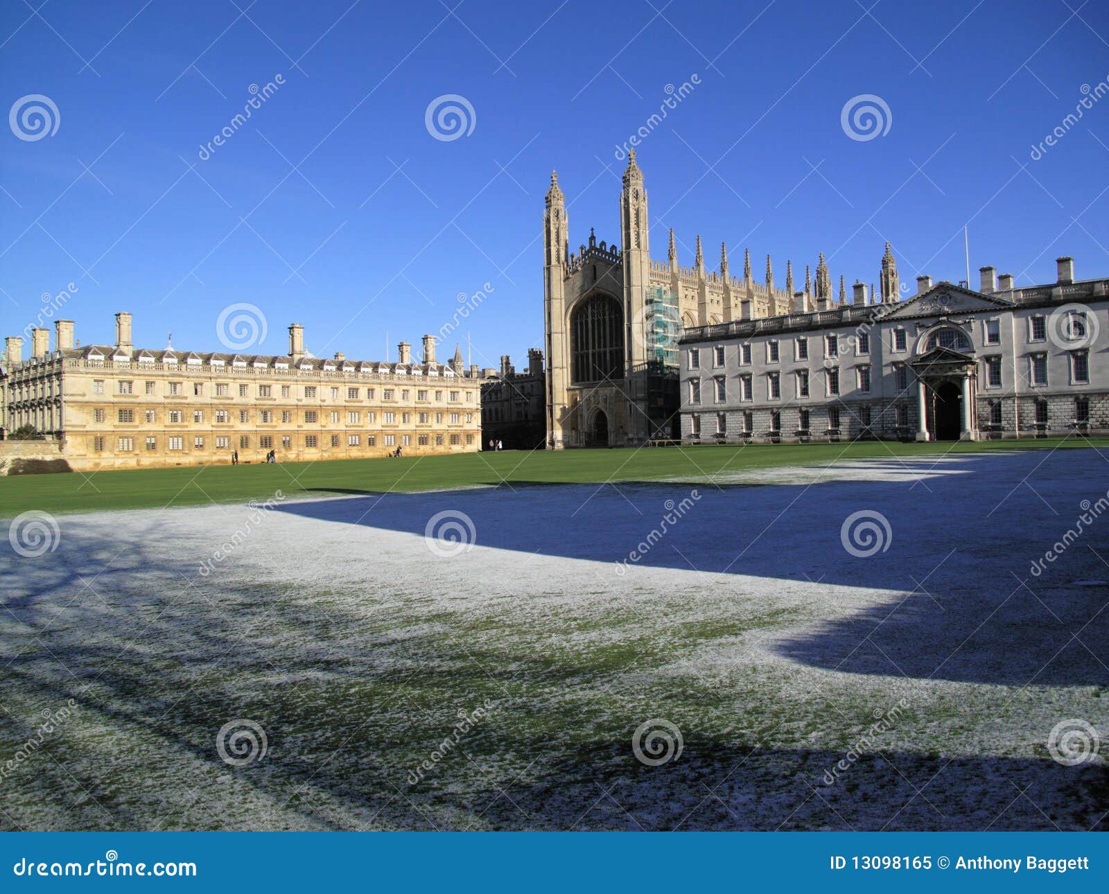 King S and Clare Colleges, Cambridge Univer Stock Image - Image of ...
