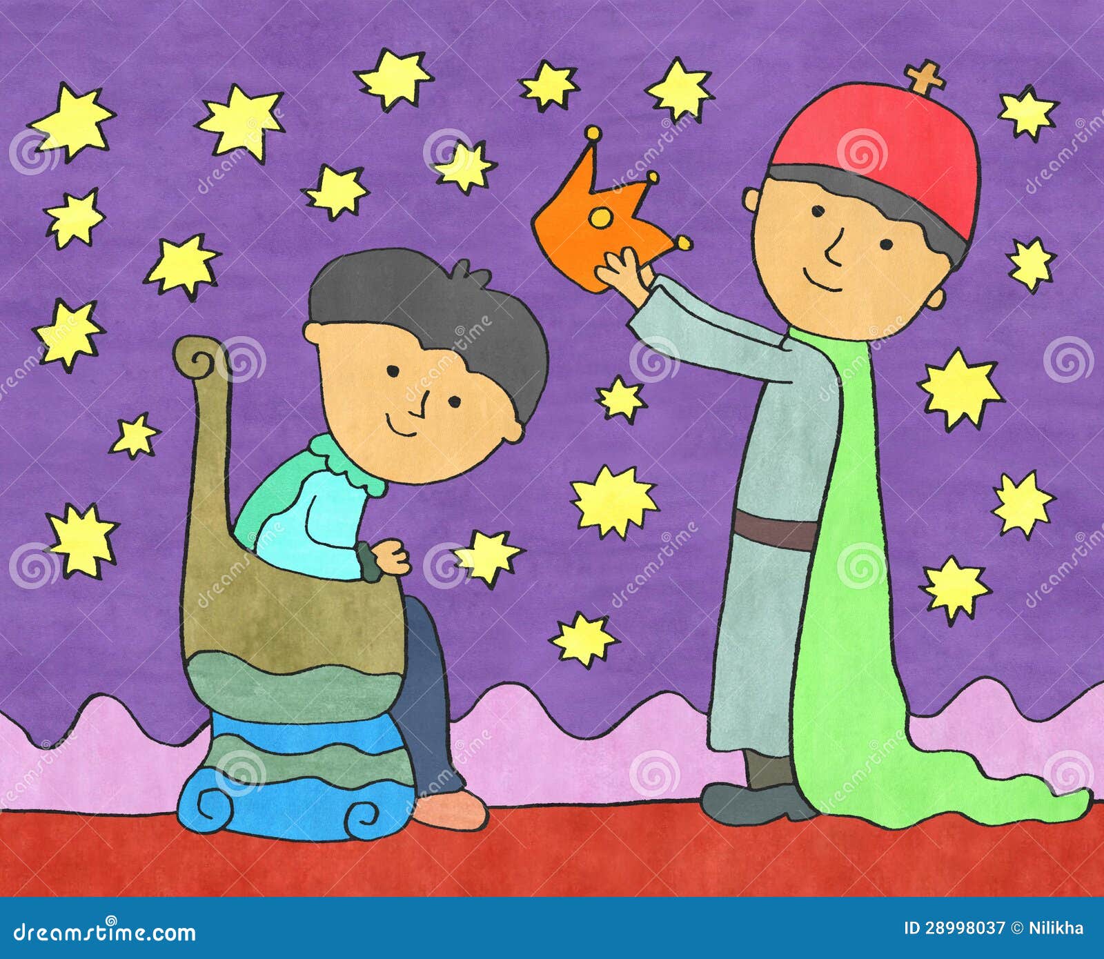 A king s coronation stock illustration. Illustration of design - 28998037