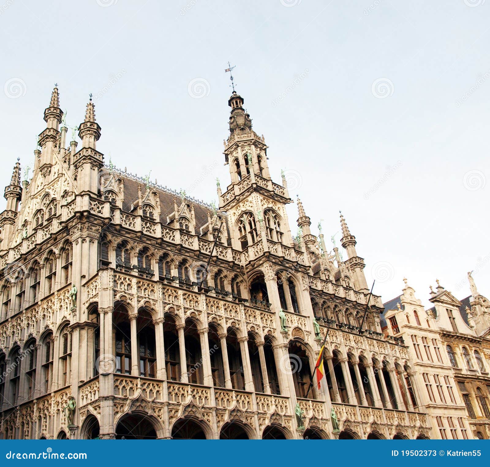 The King S House In Brussels Stock Image - Image of brussel, square ...