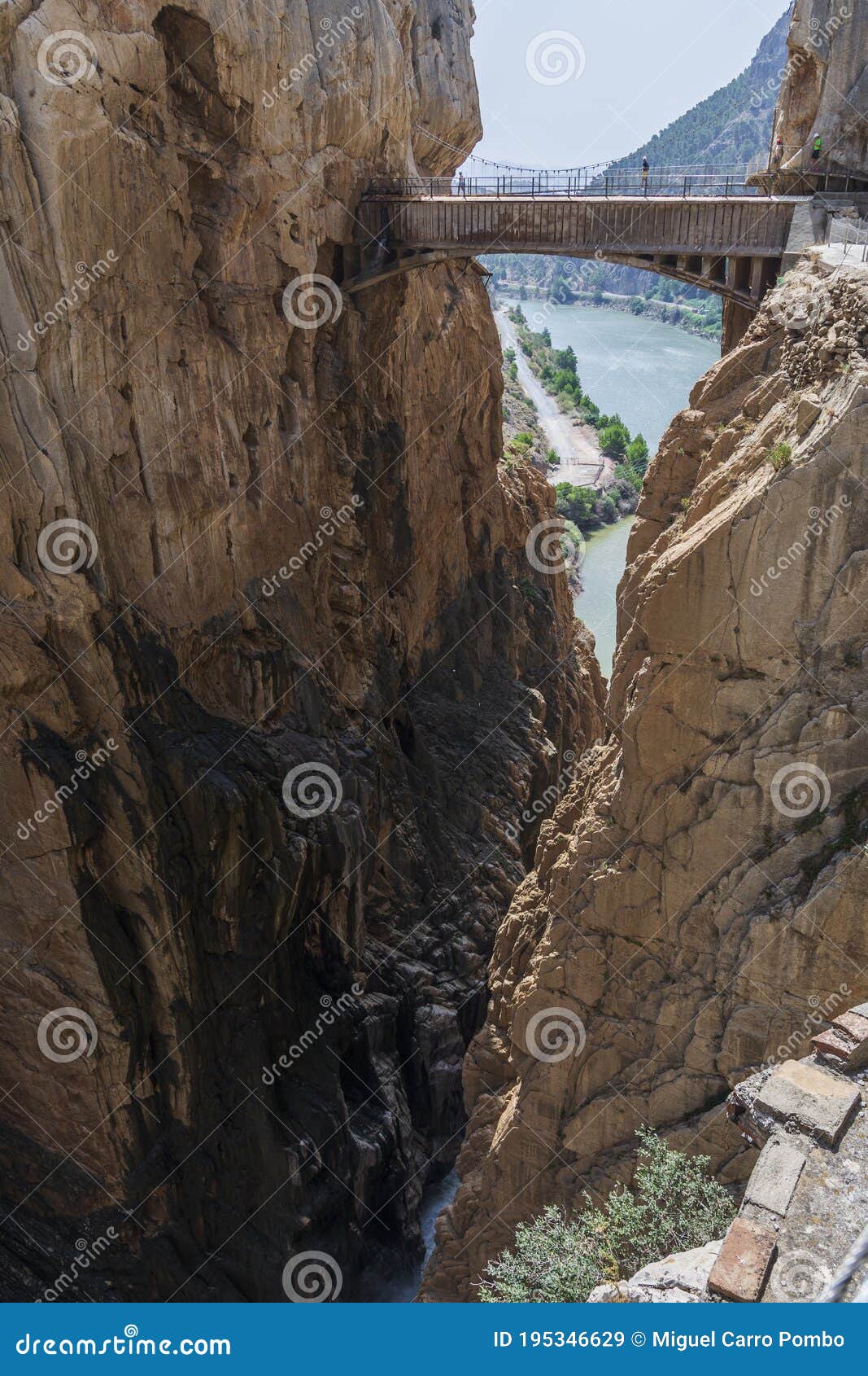 The king`s path in navarra stock image. Image of risk - 195346629