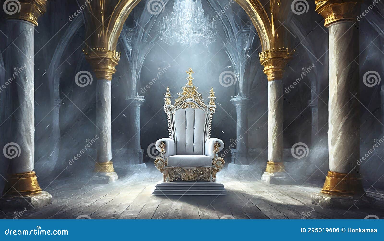 The king s throne stock illustration. Illustration of empty - 295019606