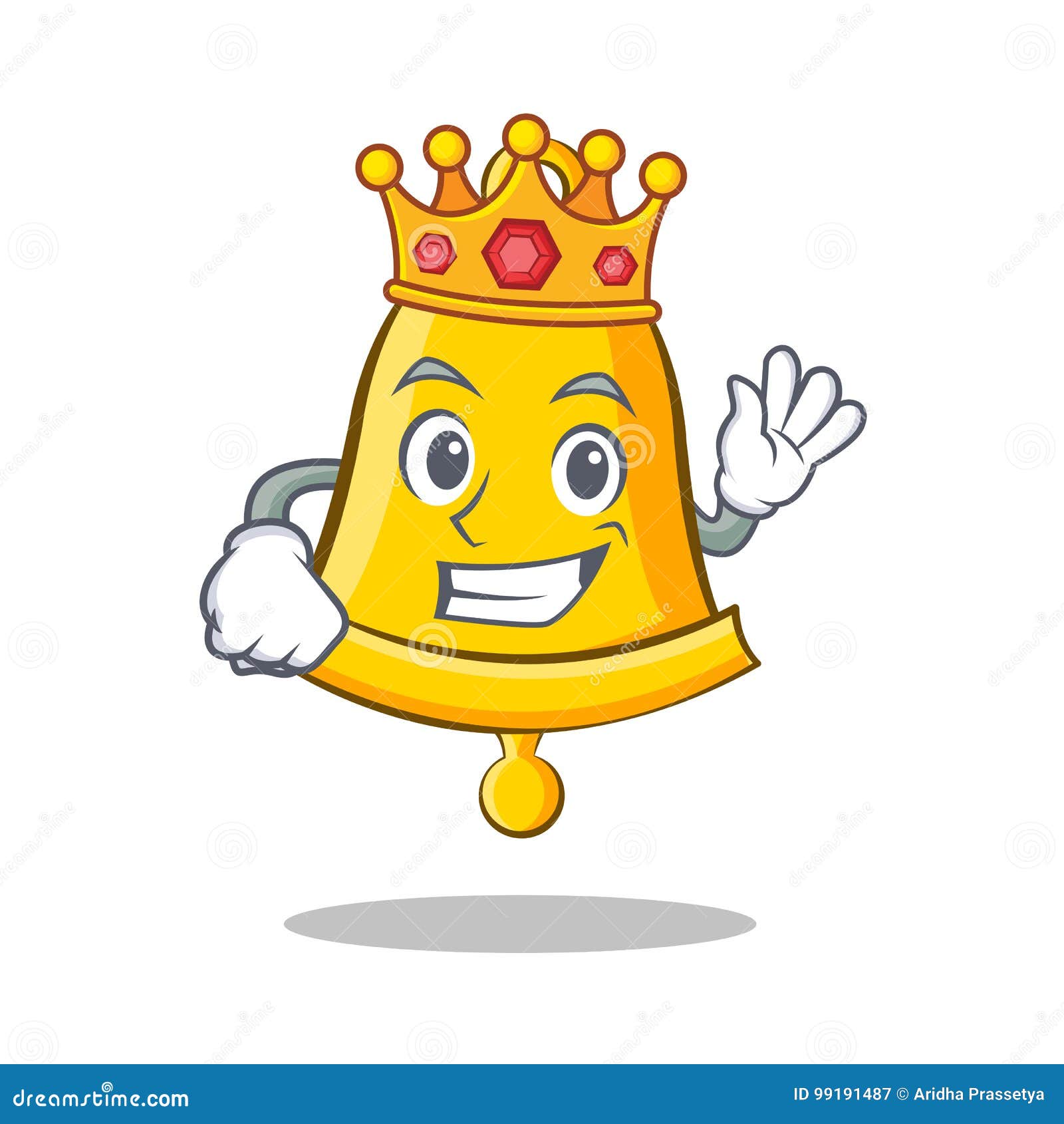 King School Bell Character Cartoon Stock Vector - Illustration of smile ...