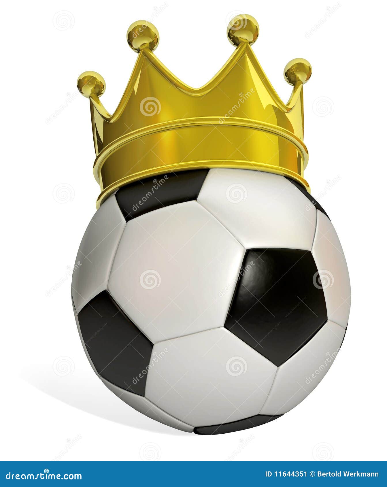 King soccer stock illustration. Illustration of motivation - 11644351