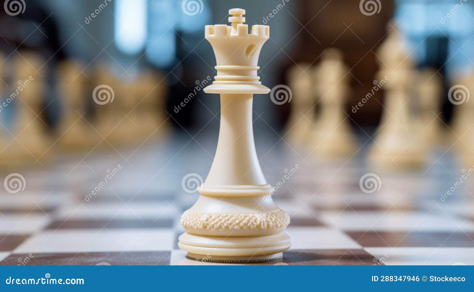 Intricately Detailed Princesscore Chess Piece in Light Beige and White ...