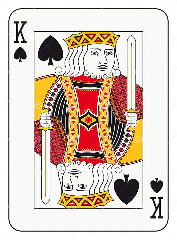 King of spades stock vector. Illustration of design, king - 44512174
