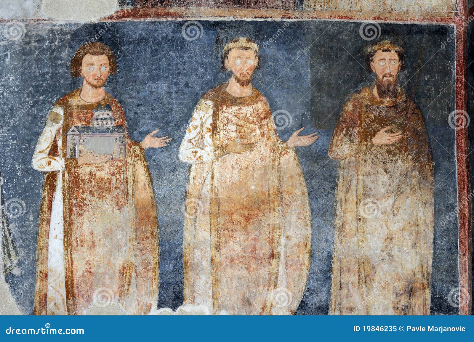 King Stefan Radoslav, Vladislav and Prvovencani Stock Image - Image of ...