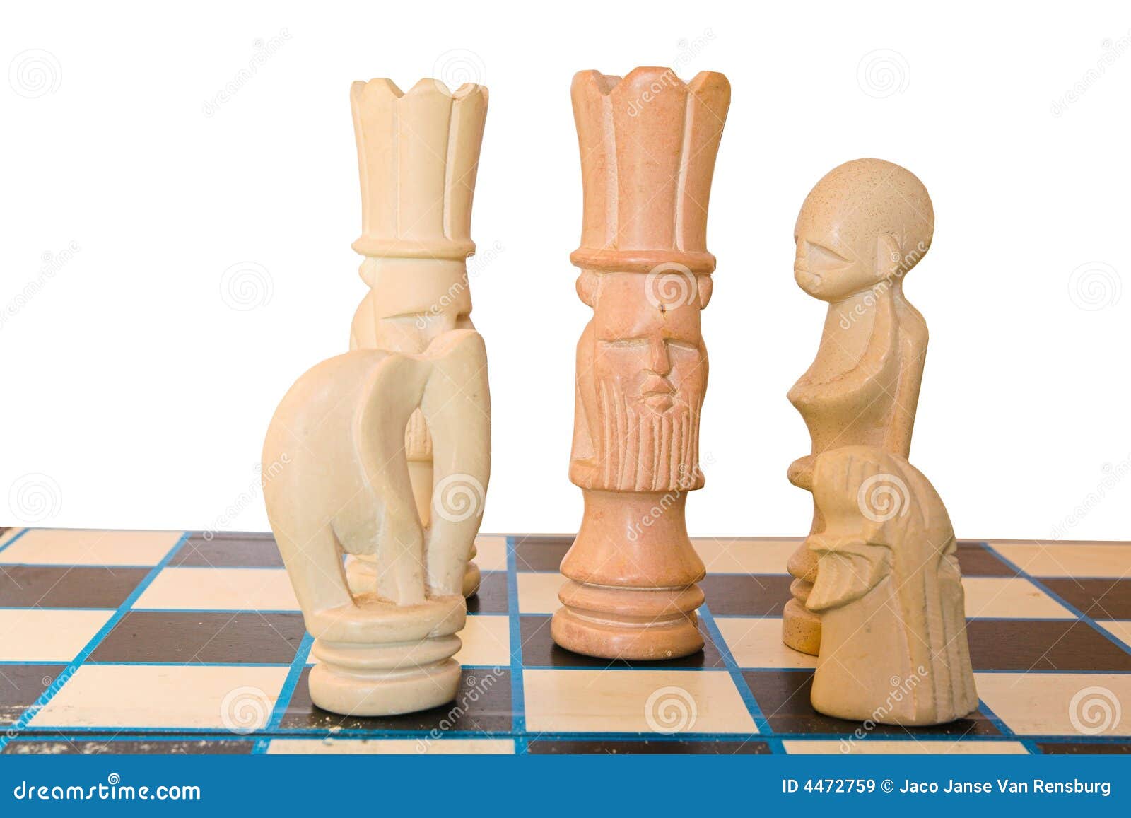 A King Surroundered On The Chess Board Picture. Image: 4472759
