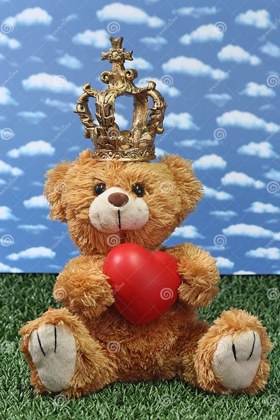 King teddy bear stock photo. Image of king, bear, concept - 8811790