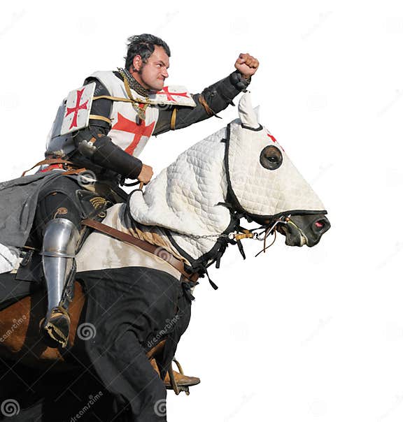 The King Templar stock image. Image of crusader, active - 8589861