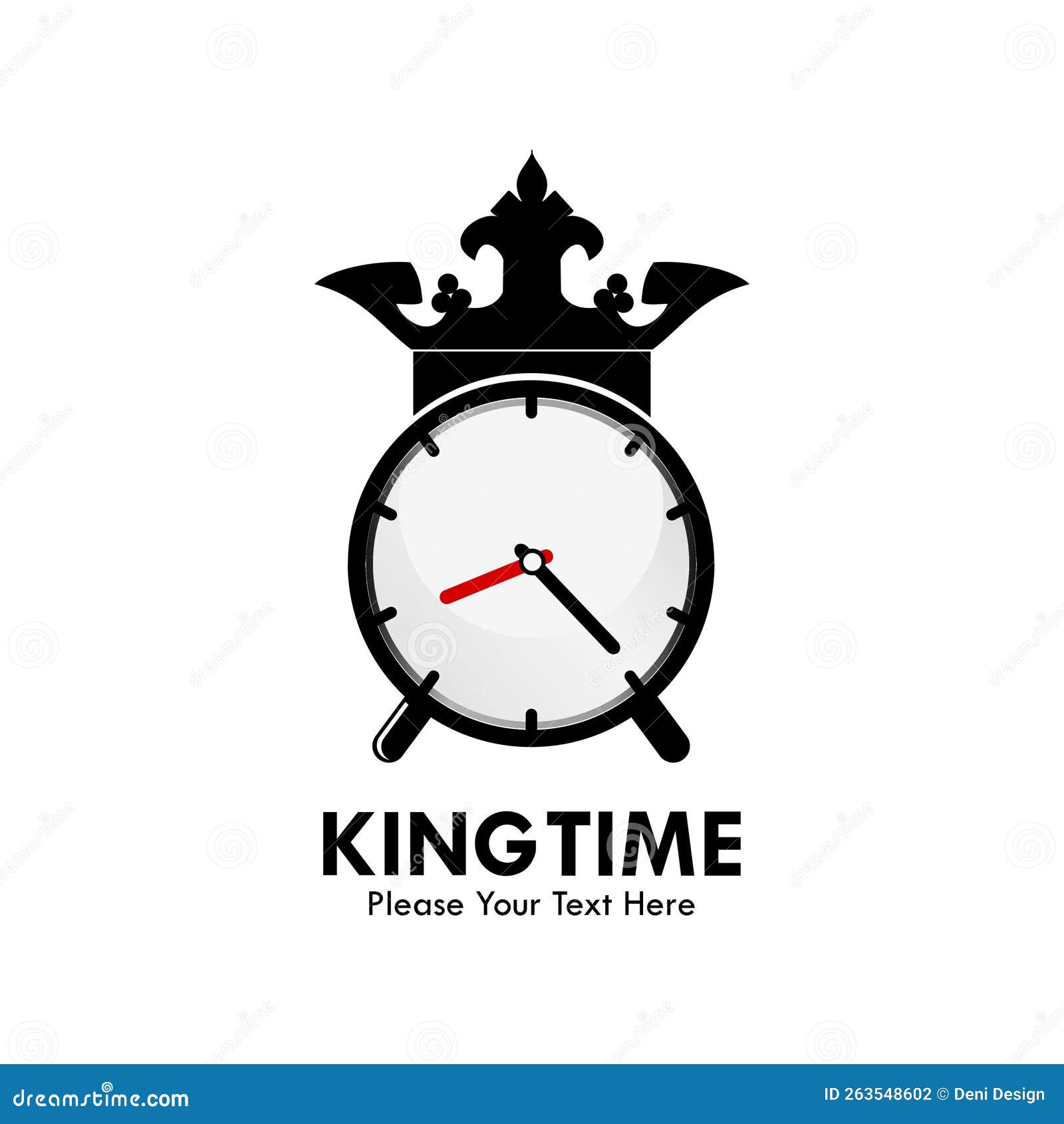 King time stock vector. Illustration of diagram, advertising - 263548602
