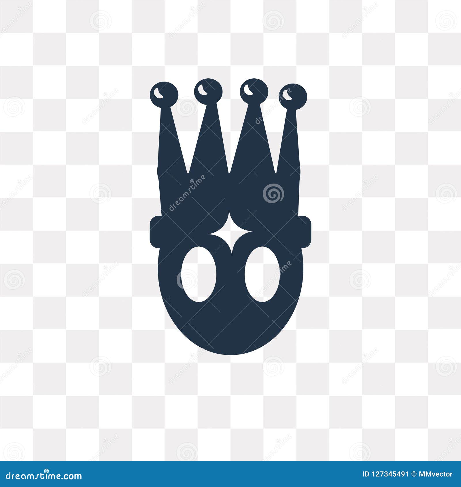 King Vector Icon Isolated on Transparent Background, King Trans Stock ...