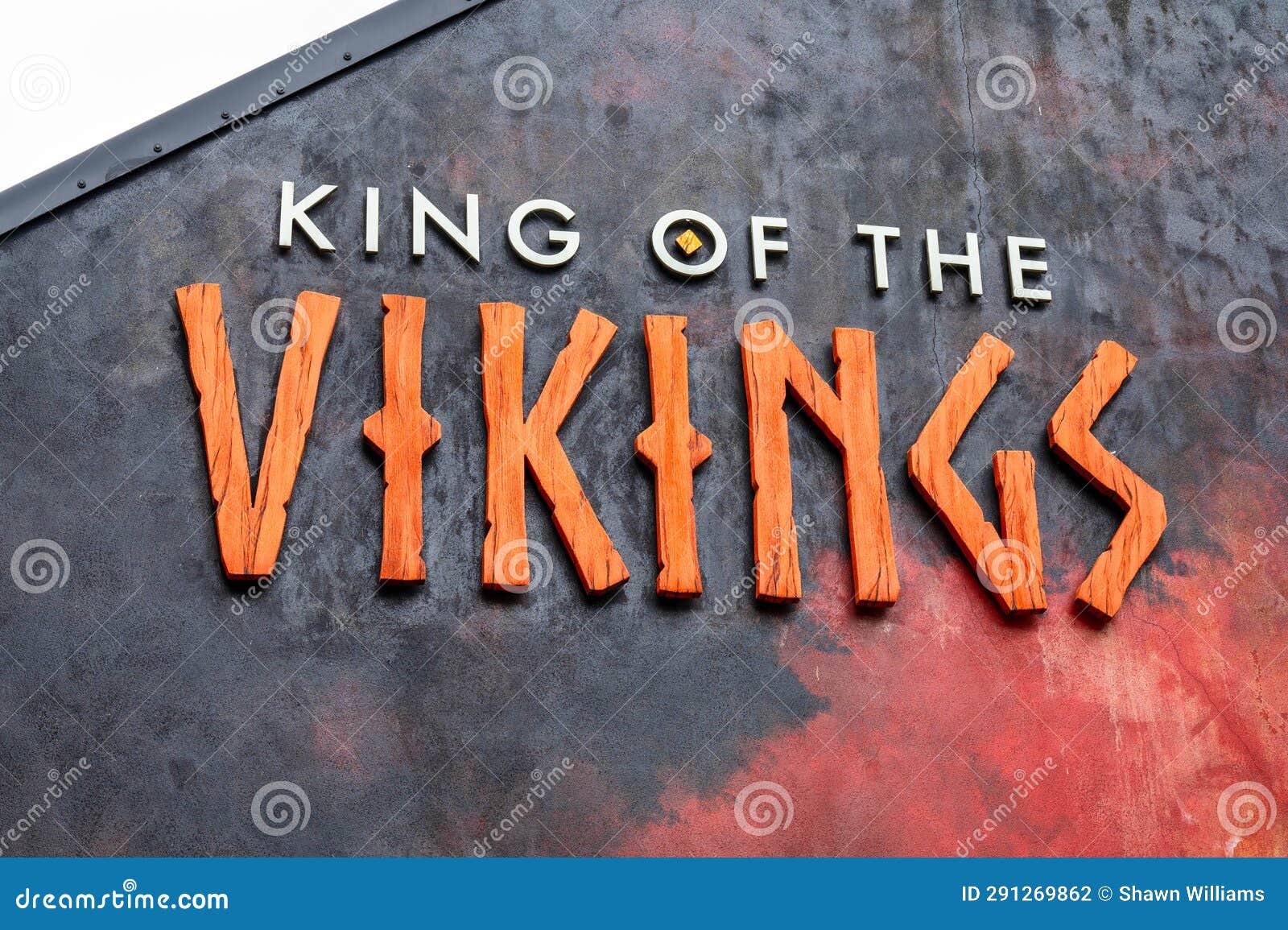 King of the Vikings Sign editorial photography. Image of holiday ...