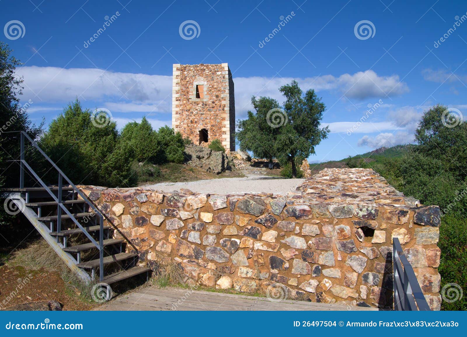 King Wamba Castle stock photo. Image of velha, viewpoint - 26497504