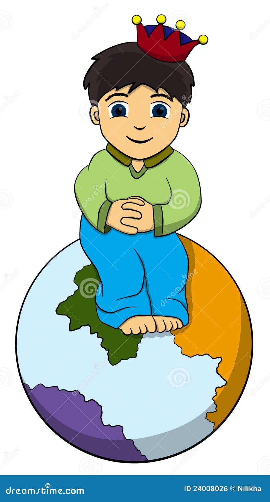 King of the world stock illustration. Illustration of world - 24008026