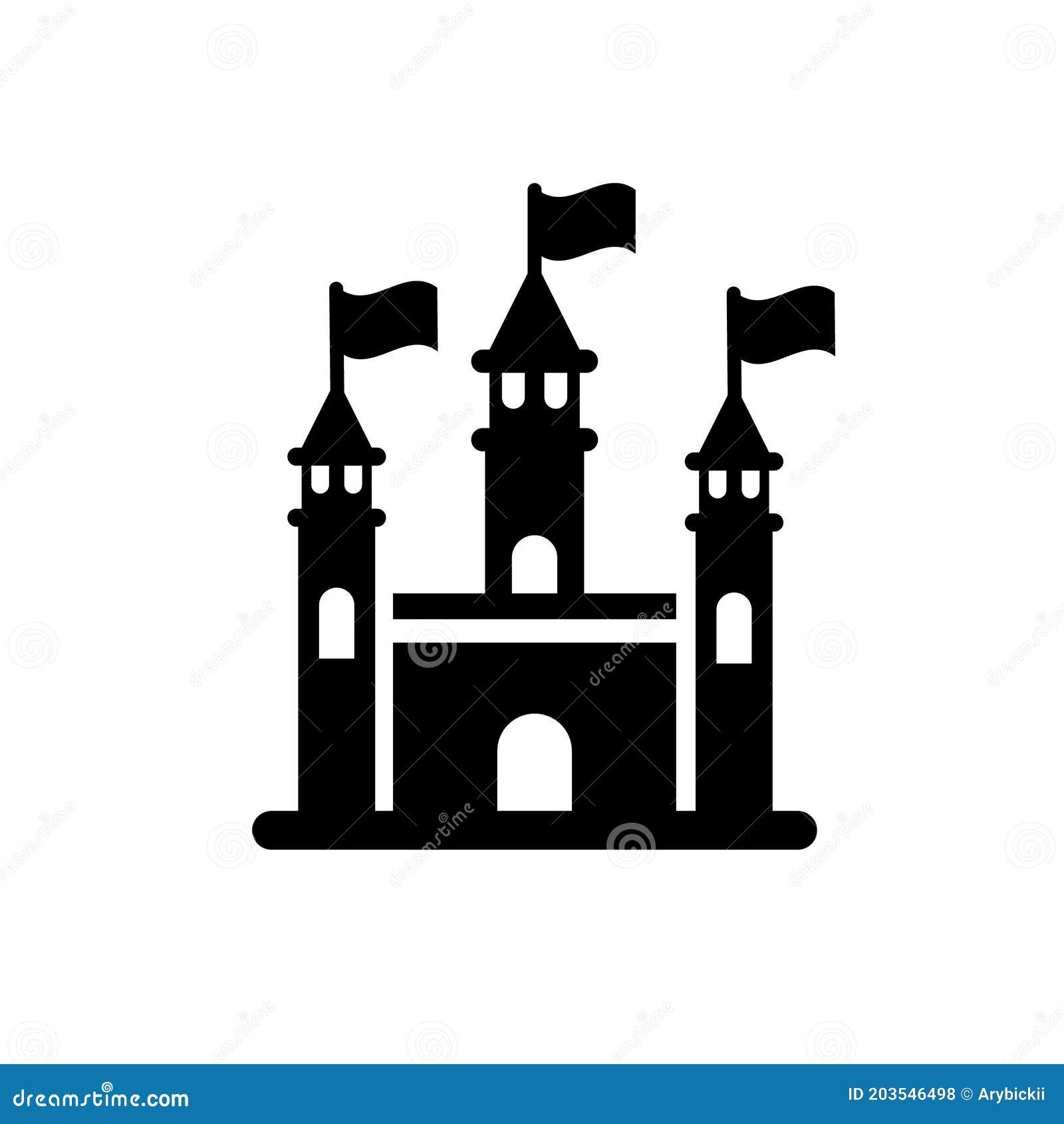 Kingdom icon. Vector stock vector. Illustration of sign - 203546498