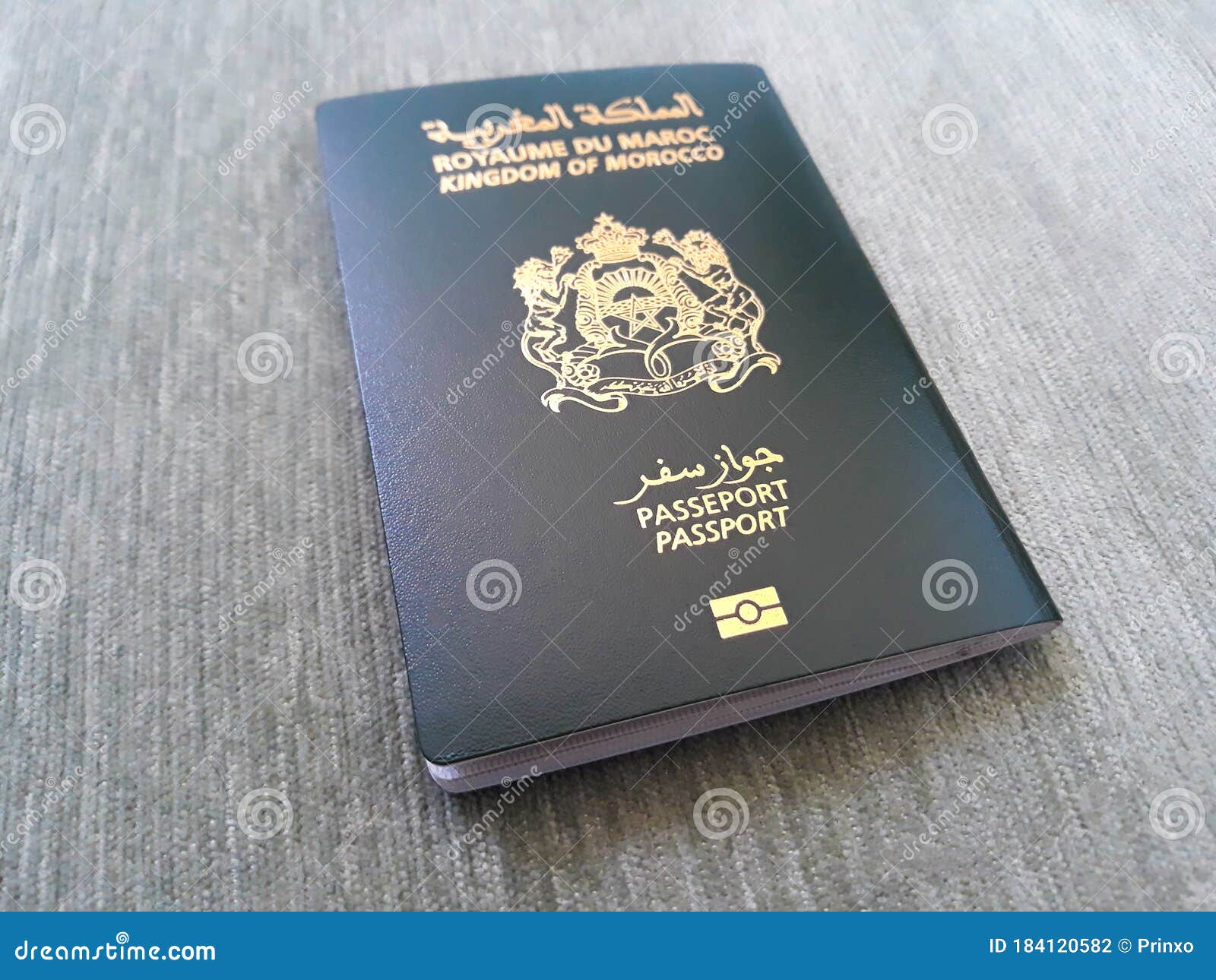 Moroccan passport stock photo. Image of 2020, official - 184120582