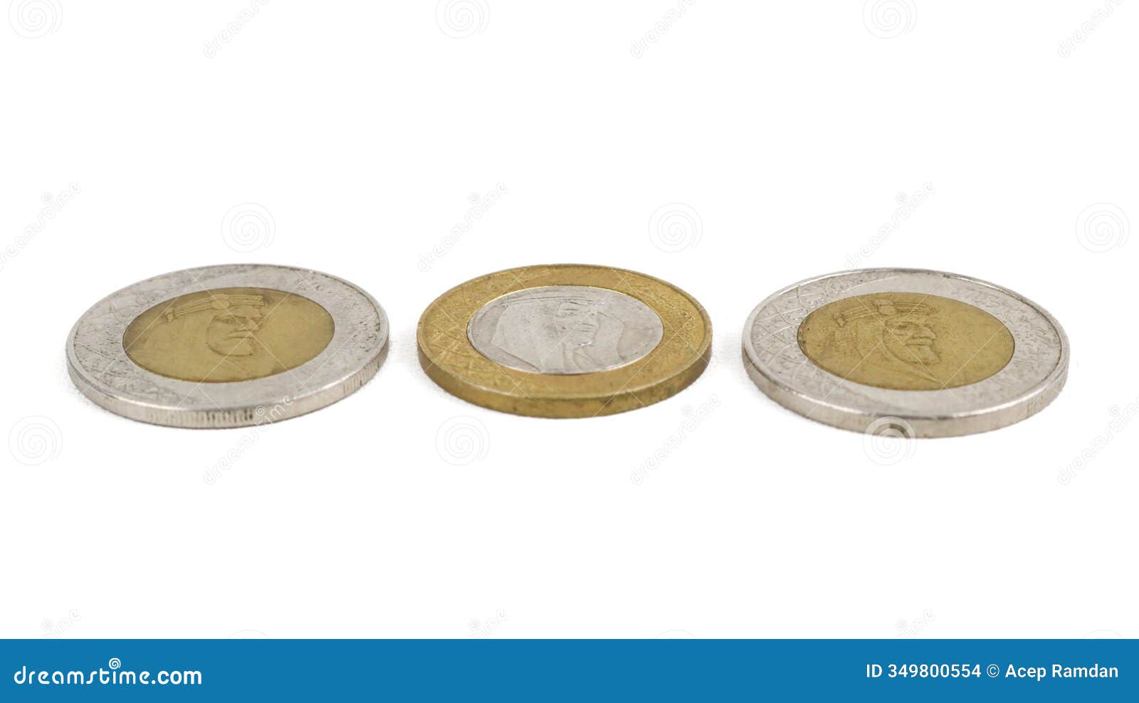 Kingdom of Saudi Arabia Riyal Coins Stock Photo - Image of closeup ...