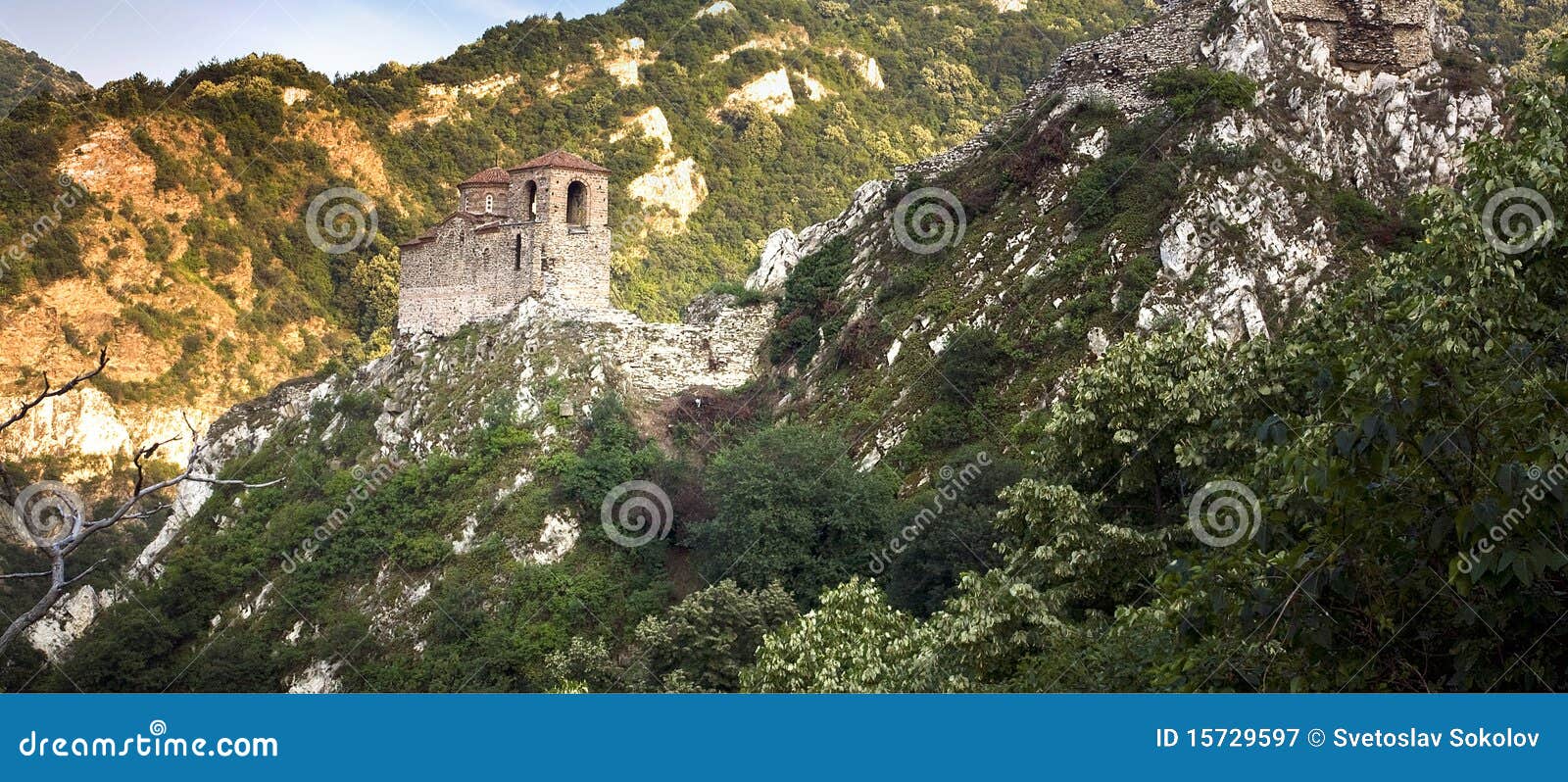 Kings Asen fortress 2 stock image. Image of sunset, building - 15729597