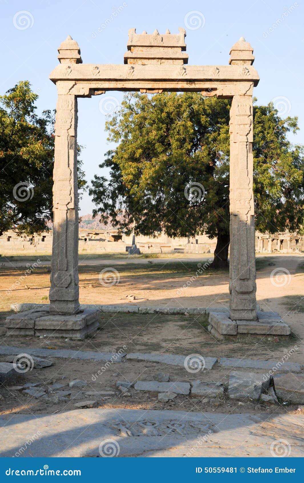 Kings Balance In Hampi Which An Ancient And Rare Balance Scale Stock ...