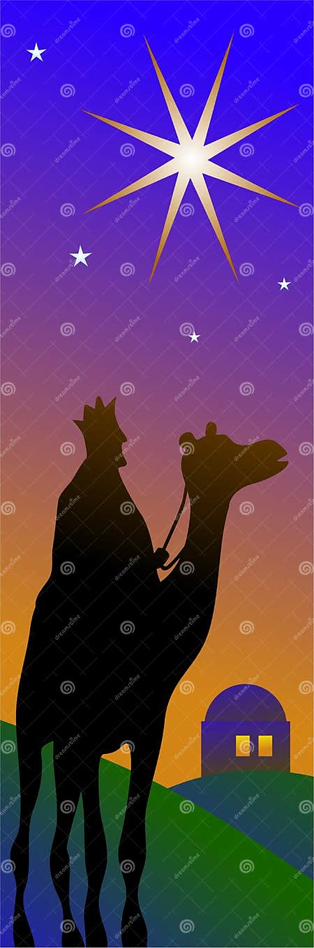 Kings border stock vector. Illustration of magi, night - 313771