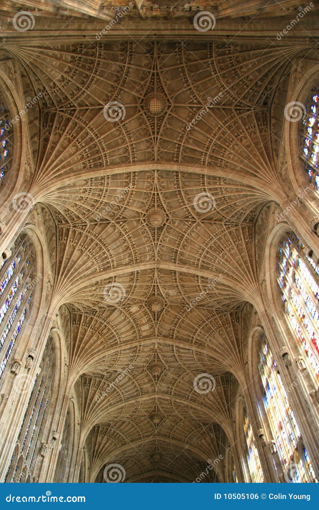 Kings College Chapel Vaulted Ceiling Stock Photo - Image of english ...
