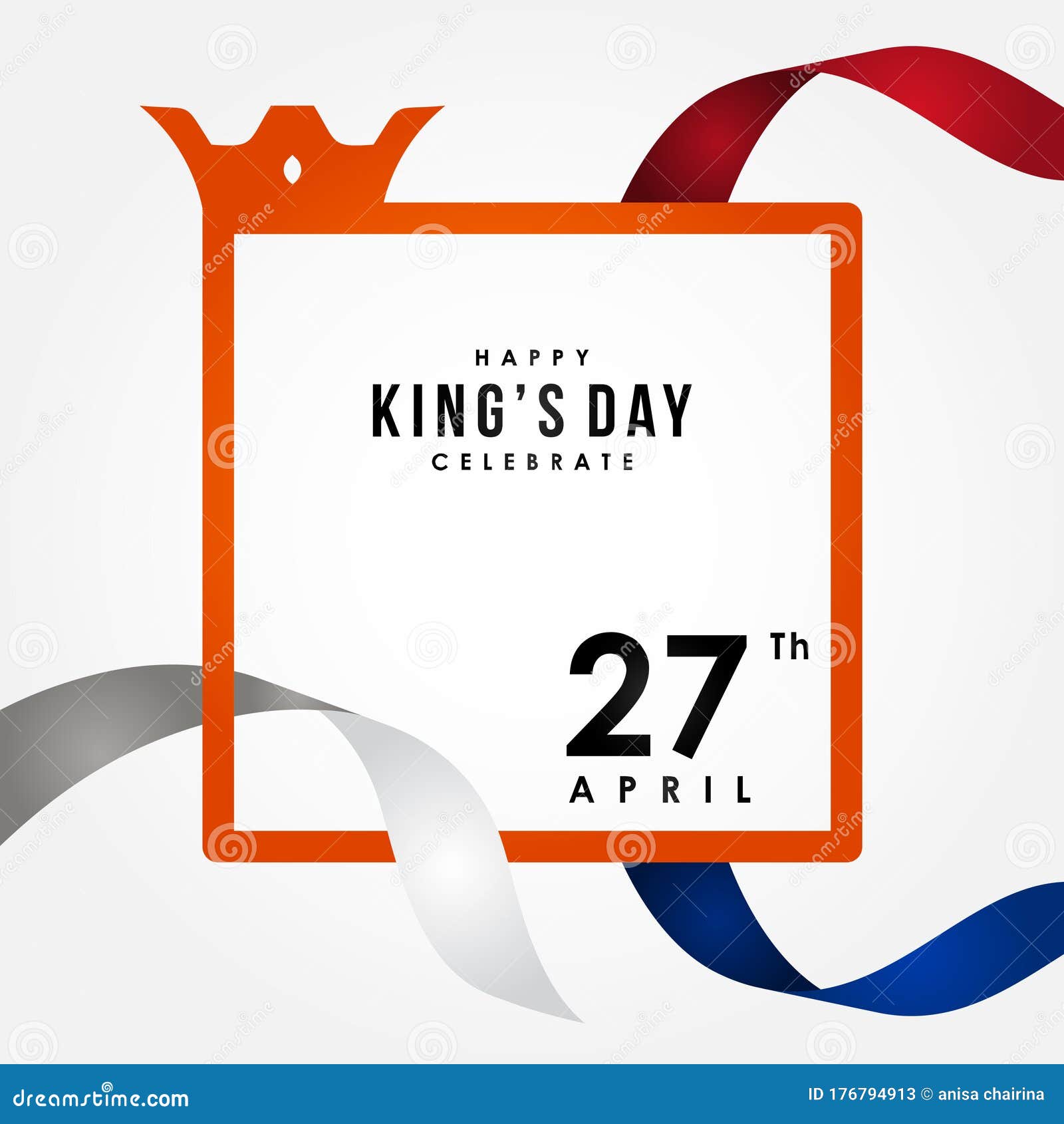 Kings Day Vector Design for Banner or Background Stock Vector ...
