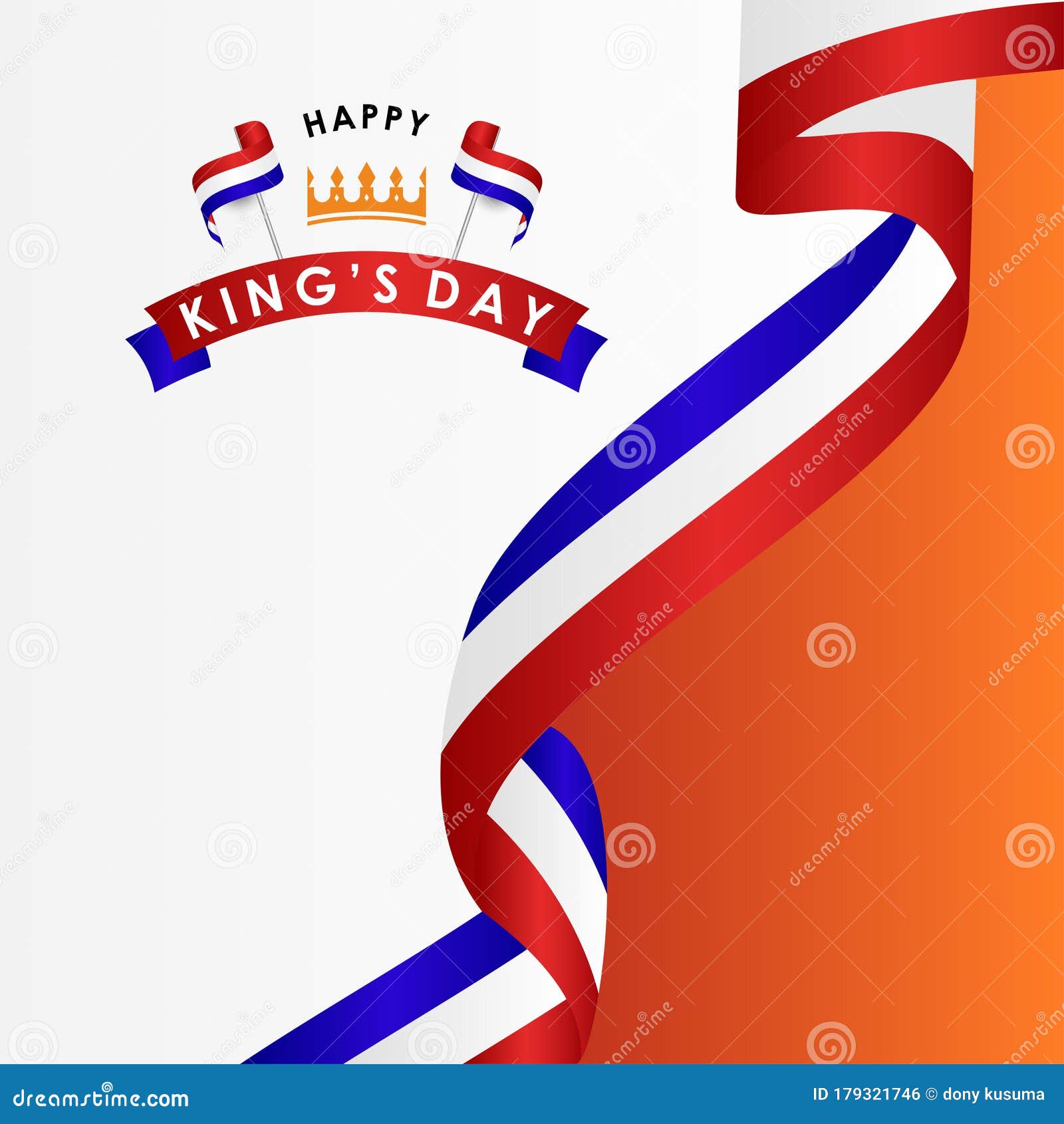 Kings Day Vector Design Template Illustration Stock Vector ...