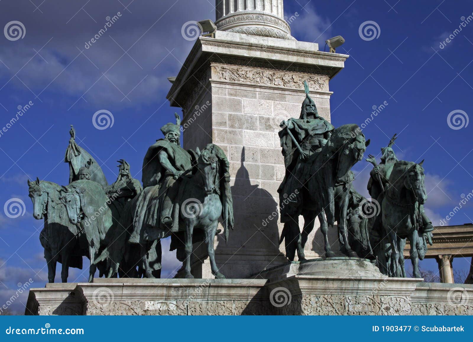 Kings of Hungary stock image. Image of memorial, hungary - 1903477