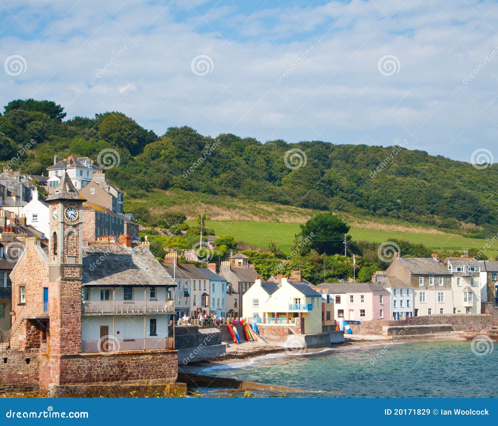 Kingsand stock image. Image of buildings, outdoors, kingsand - 20171829