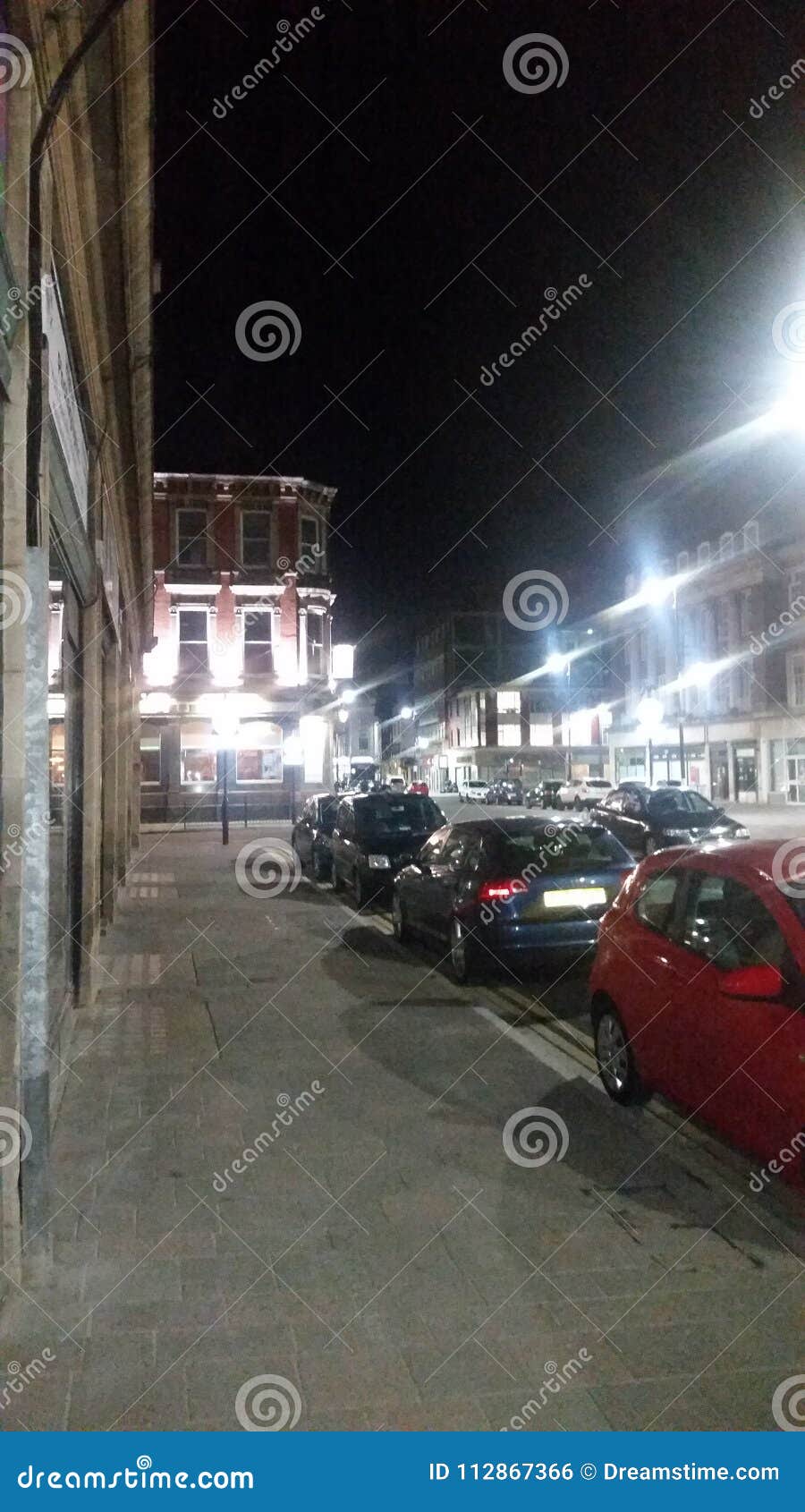 Kingston upon Hull editorial photo. Image of night, centre - 112867366