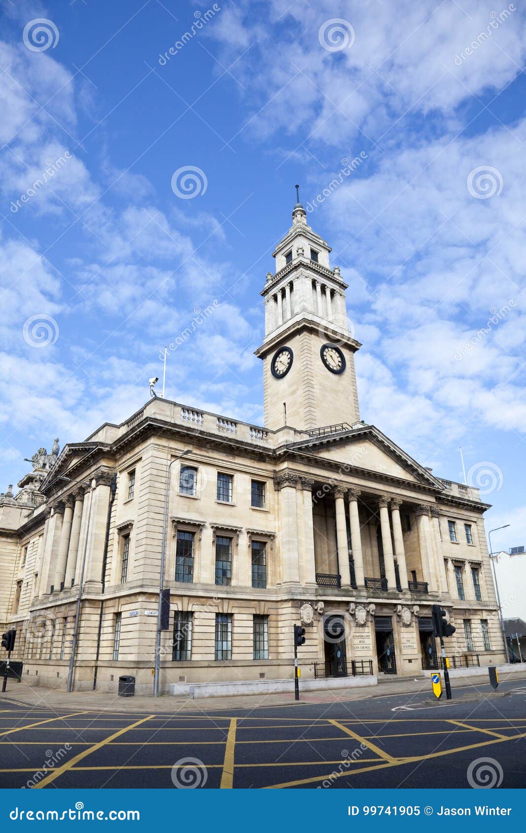 Kingston upon Hull Guildhall Front Stock Image - Image of yorkshire ...