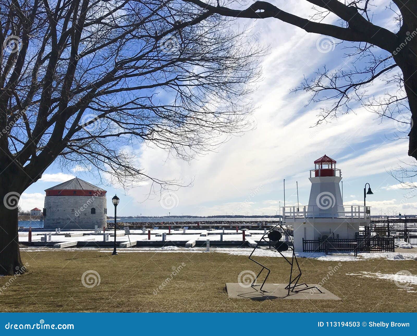 Kingston Lighthouse editorial stock photo. Image of ontario - 113194503