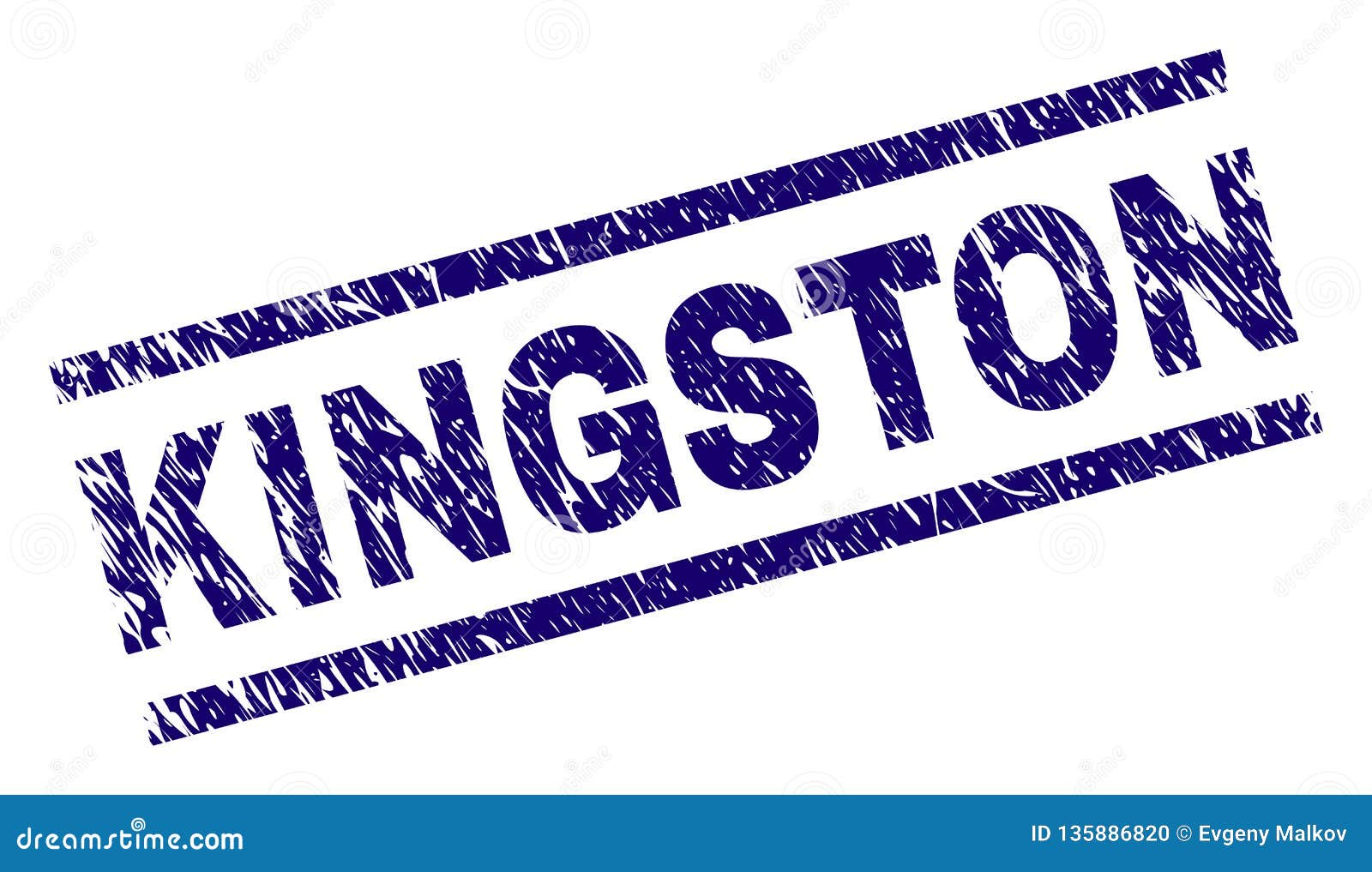 Grunge Textured KINGSTON Stamp Seal Stock Vector - Illustration of ...