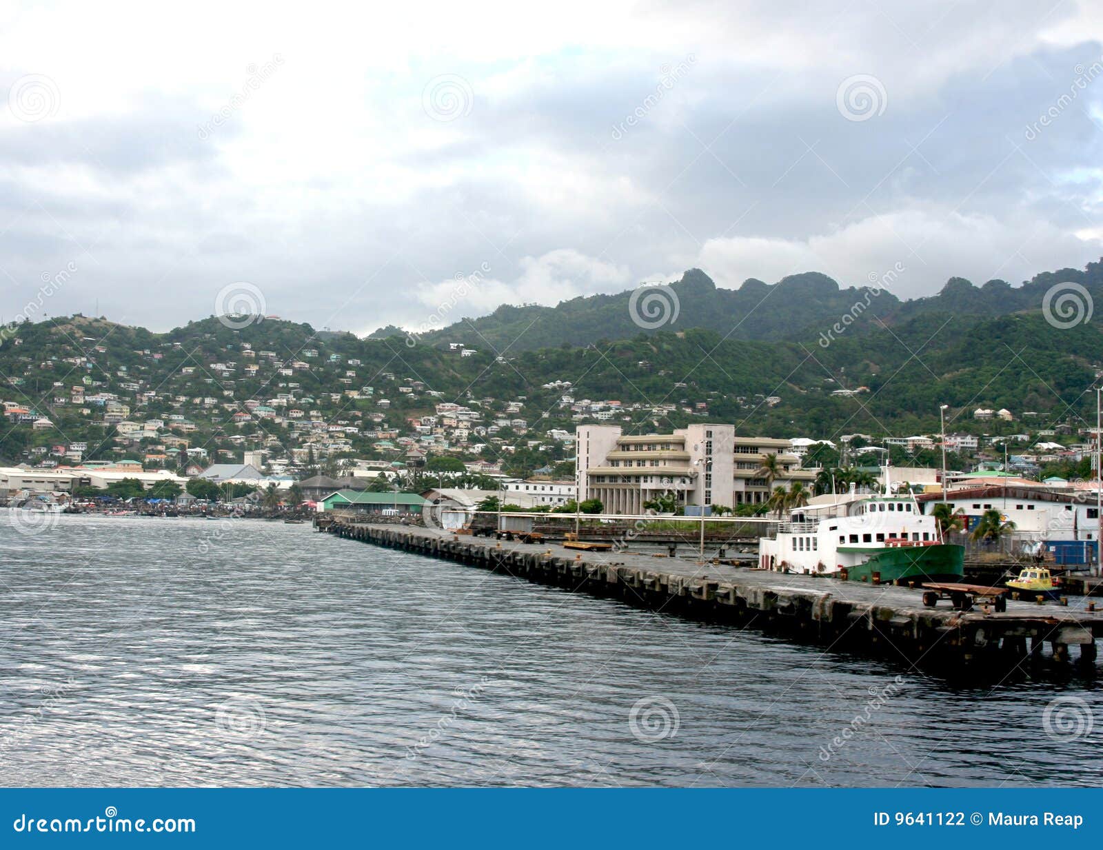 Kingstown Port stock photo. Image of outdoors, capital - 9641122