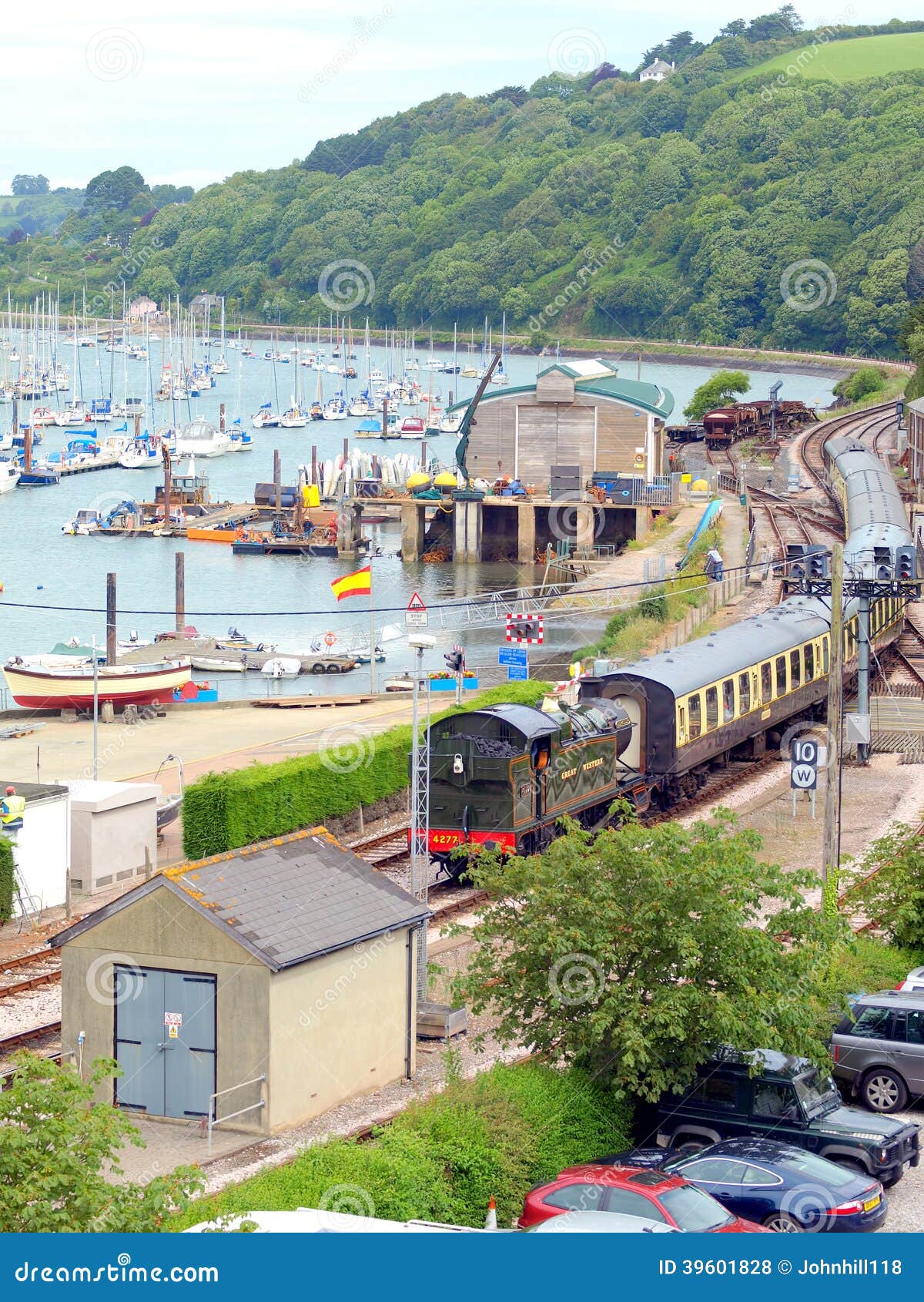 Kingswear, Devon. editorial stock photo. Image of transportation - 39601828